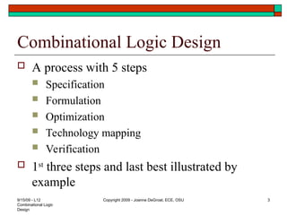 Lect 12 - Combinational Logic Design.ppt
