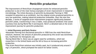 Screening and isolation of microorganisms, Strain improvement | PPTX