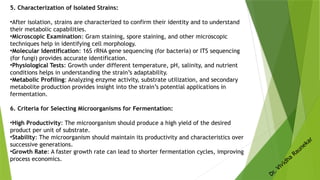 Screening and isolation of microorganisms, Strain improvement | PPTX