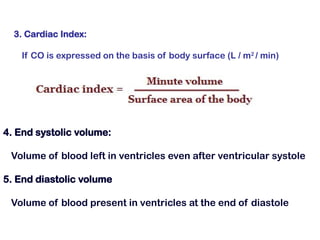 Cardiac output and its intrinsic and extrinsic regulation | PPTX