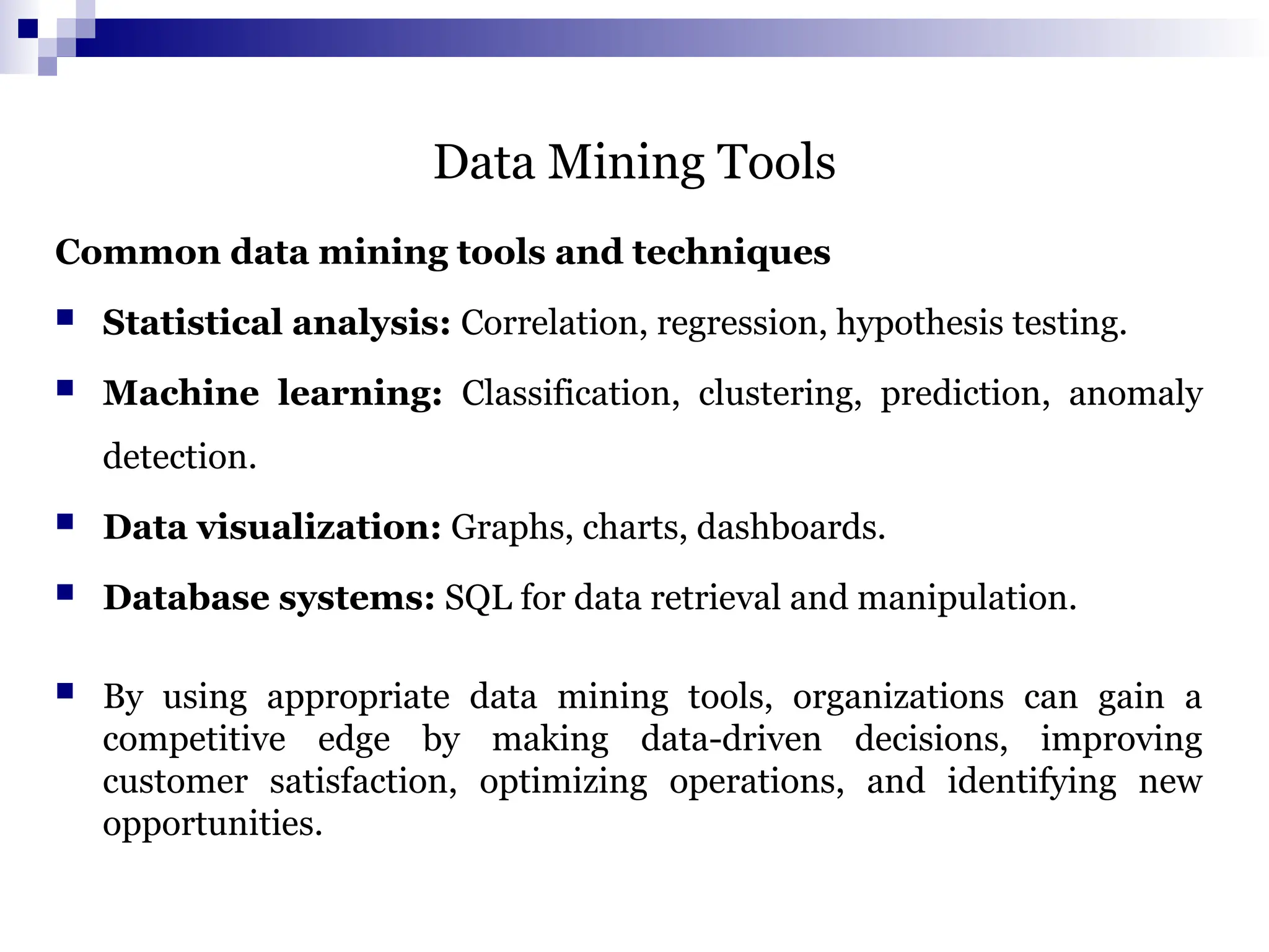 Lect 1 2 Data Mining.pptx for the predictive ananlysis | PPT