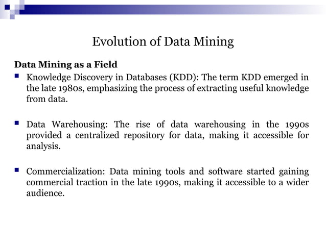Lect 1 2 Data Miningpptx For The Predictive Ananlysis Ppt