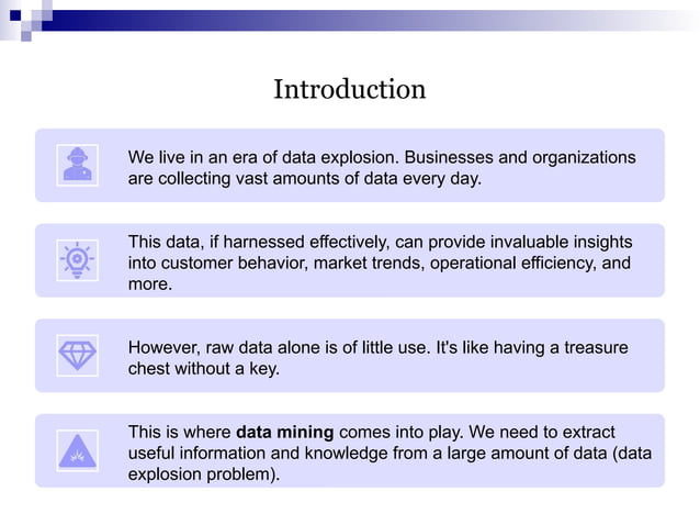 Lect 1 2 Data Mining.pptx for the predictive ananlysis | PPT | Free Download