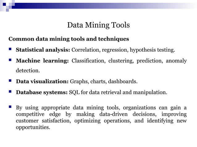Lect 1 2 Data Mining.pptx for the predictive ananlysis | PPT