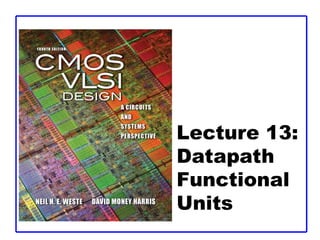 Datapath functional units in A__VLSI ppt | PPT