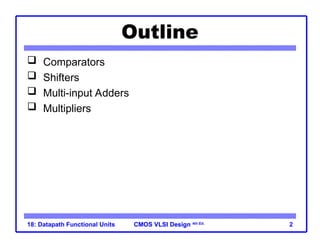 Datapath functional units in A__VLSI ppt | PPT