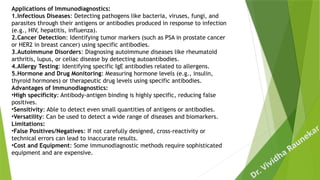 Techniques in Immunology- ELISA, Immunodiffusions | PPTX