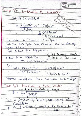 lect 14 Design of Gusset plate by Er Gurmeet Singh GCET JAMMU | PDF