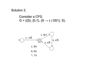 pushdown automata | PPT