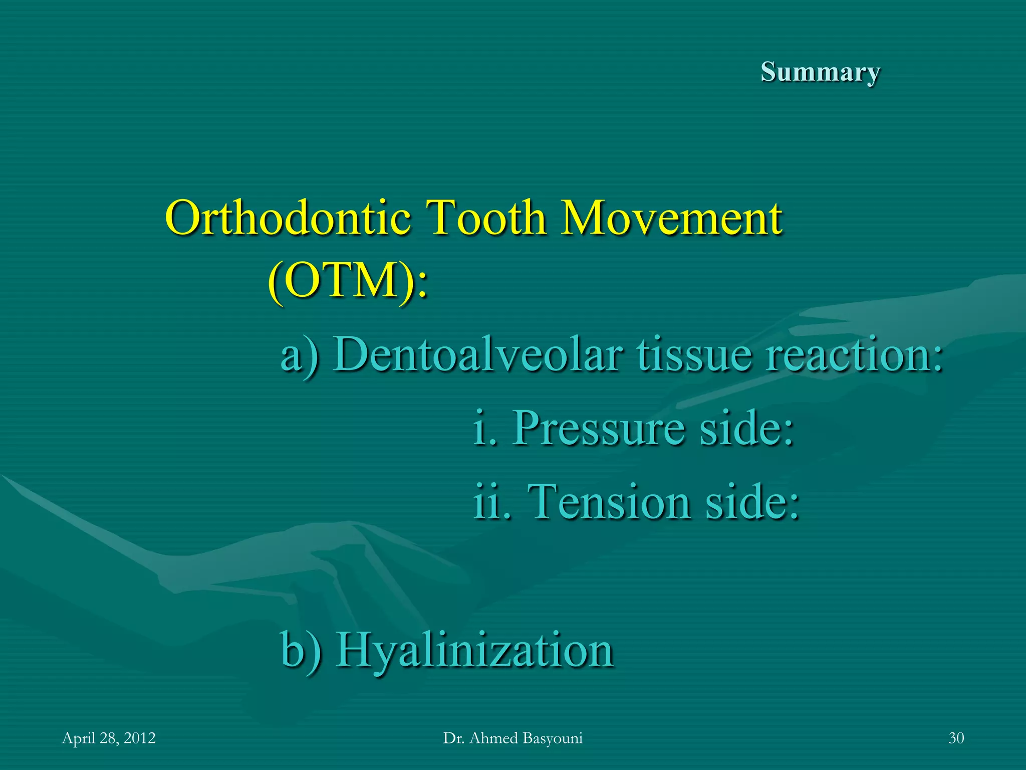 Biology of Tooth Movement | PDF