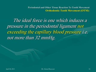Biology of Tooth Movement | PDF