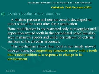 Biology of Tooth Movement | PDF