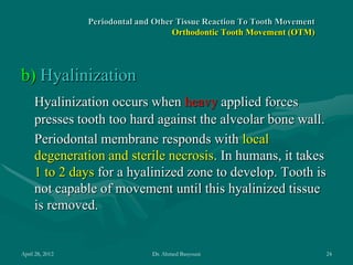 Biology of Tooth Movement | PDF