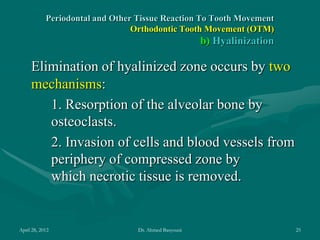 Biology of Tooth Movement | PDF