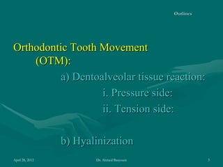 Biology of Tooth Movement | PDF