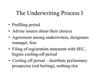 Investment banking and finance lectures. | PPT