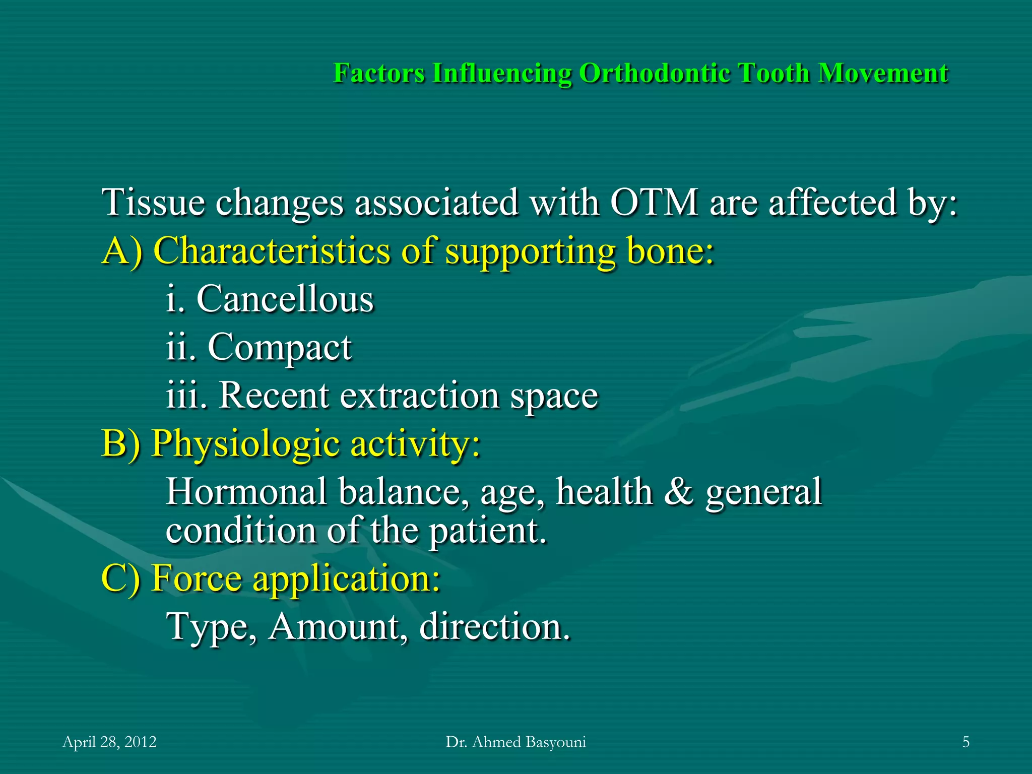 Biology of Tooth Movement | PDF