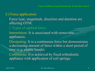 Biology of Tooth Movement | PDF