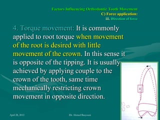 Biology of Tooth Movement | PDF