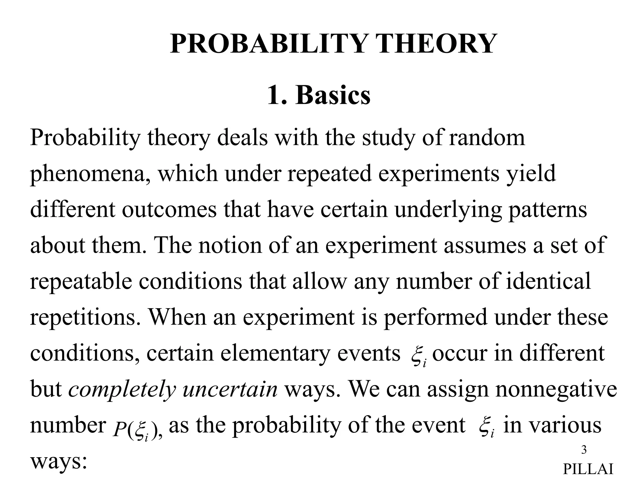Probability theory lecture about theory 1a.ppt