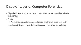 Lect 1 computer forensics | PPT