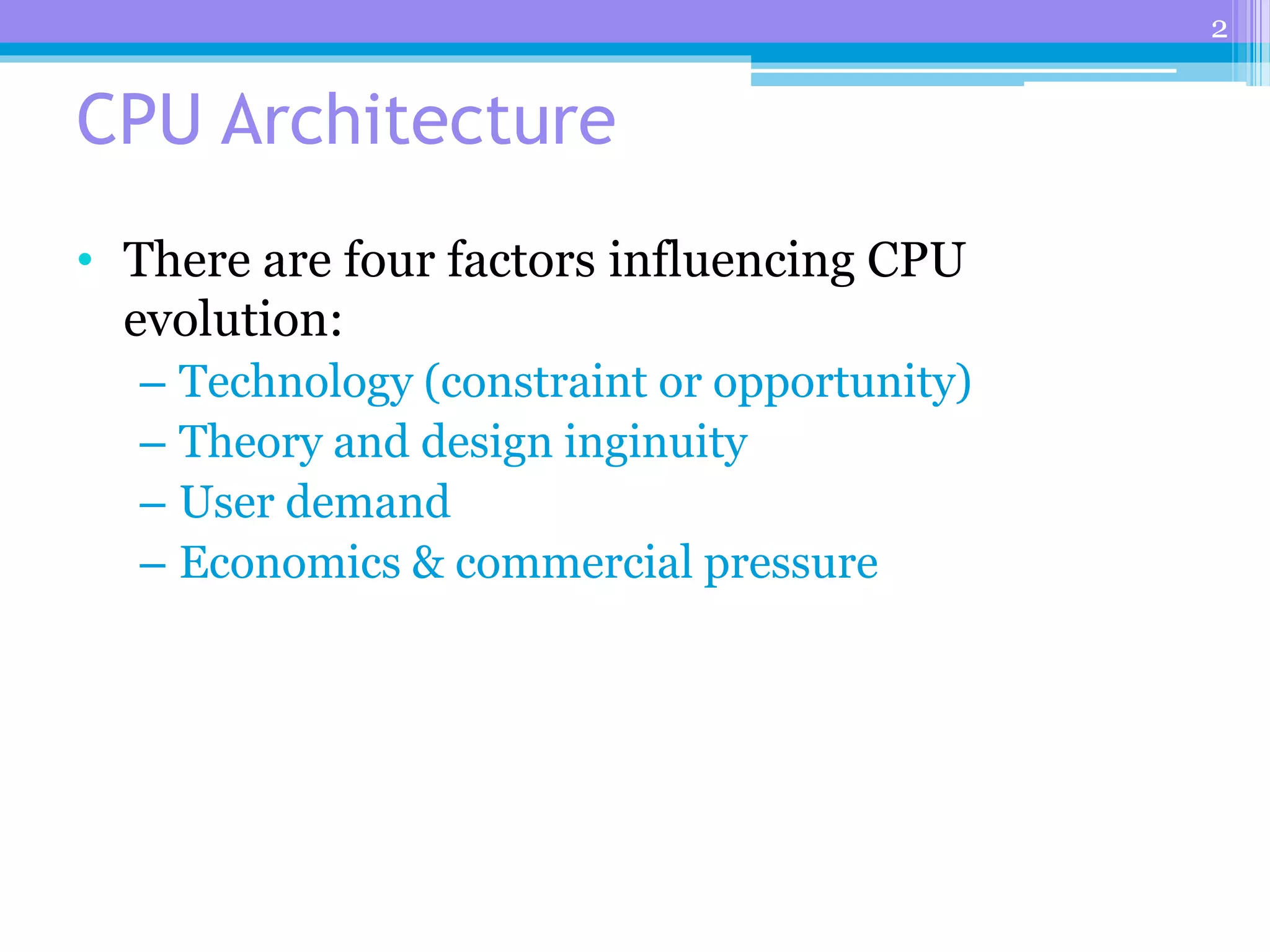 Lect_1_Evolution of Processors.pptx | Chemistry | Science