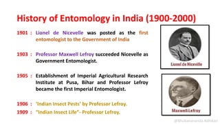 History of Entomology In India and Dominance of Insect | PPTX