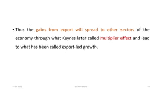 Lect 1 international trade and economic growth | PPTX