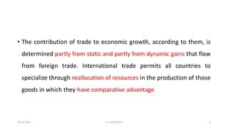 Lect 1 international trade and economic growth | PPTX