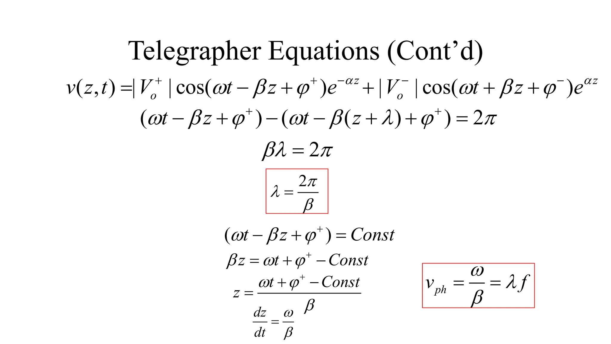 LECT 1 Part 2 - The Transmission Line Theory.pptx