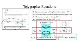 LECT 1 Part 2 - The Transmission Line Theory.pptx