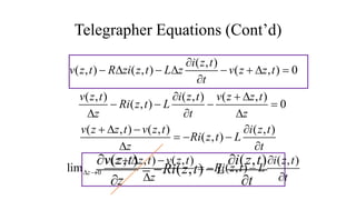LECT 1 Part 2 - The Transmission Line Theory.pptx