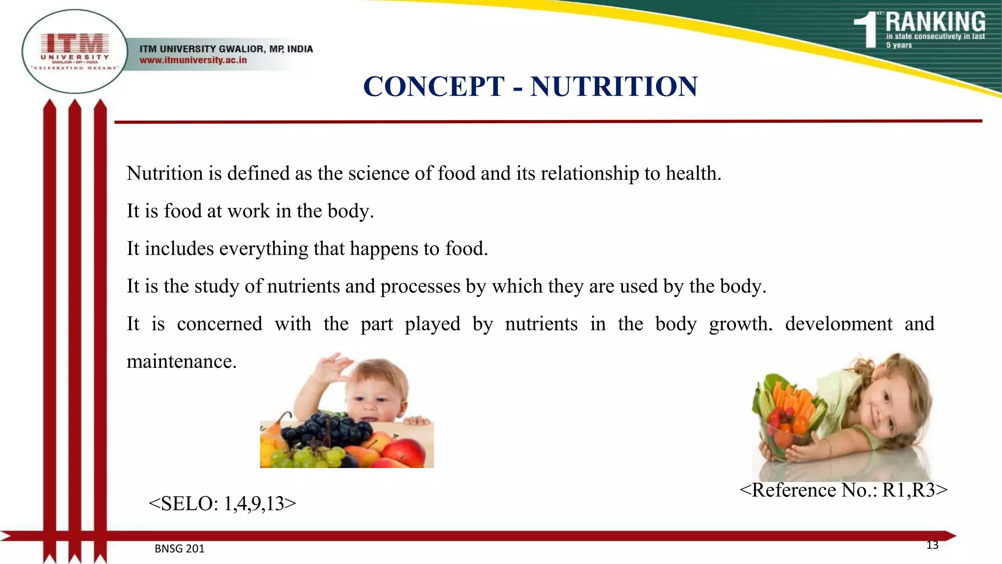 History and concepts of nutrition | PPTX