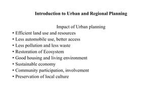 Lect 1 urbanization | PPTX
