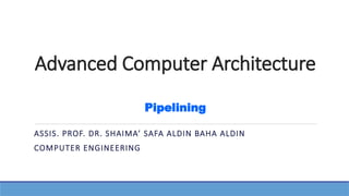 Lecture 2 - the principles of pipelining | PPTX