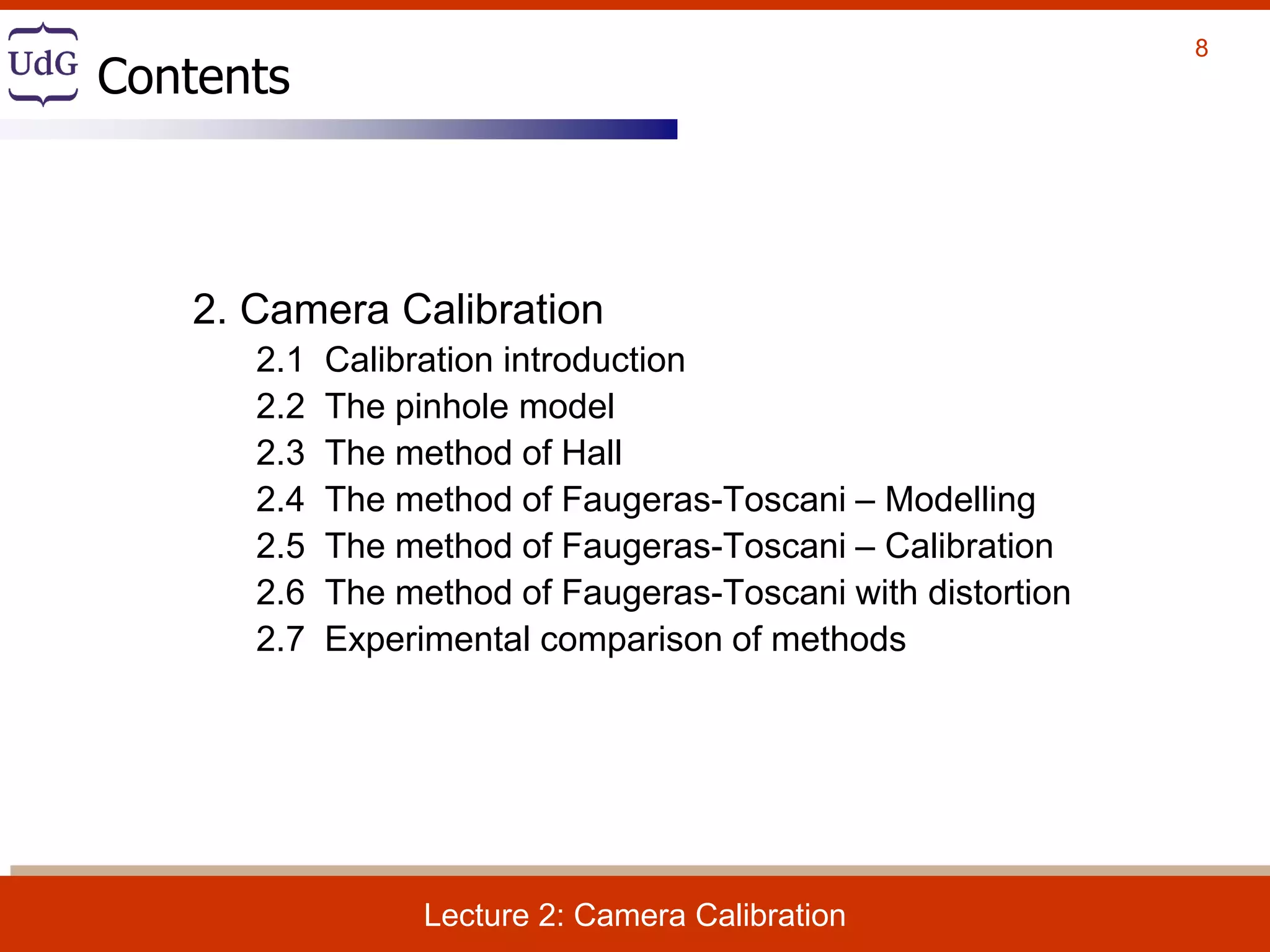 Lecture 2 Camera Calibration Pdf