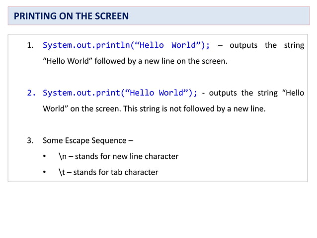 java:characteristics, classpath, compliation | PPTX | Programming ...