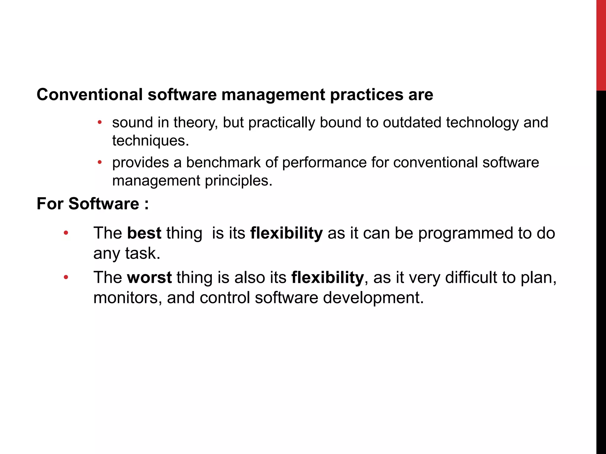 Lect2 conventional software management | PPTX