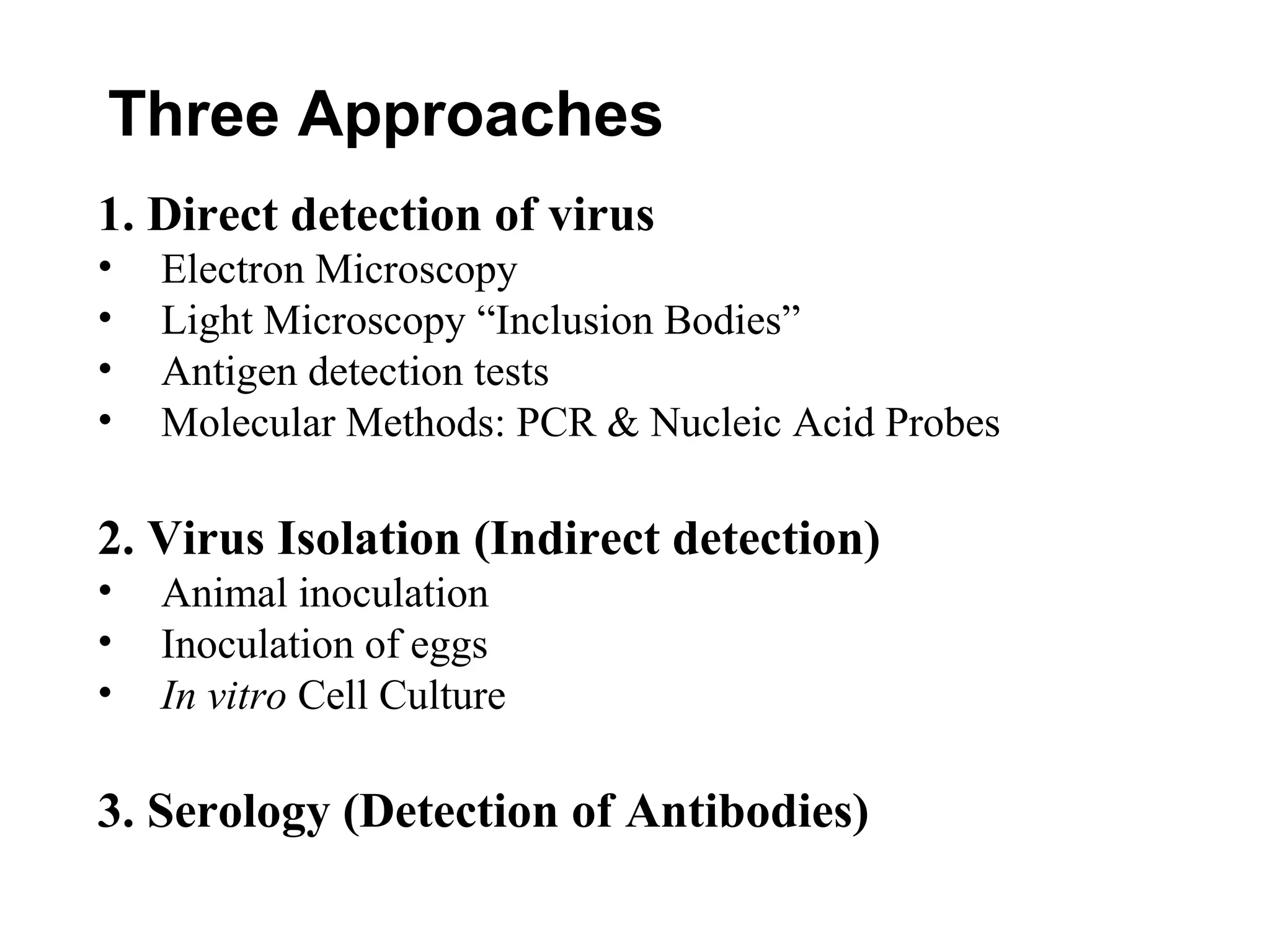 Lect 2 laboratory diagnosis of viral infections | PPT | Infectious ...