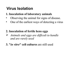Lect 2 laboratory diagnosis of viral infections | PPT | Infectious ...