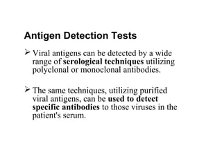 Lect 2 laboratory diagnosis of viral infections | PPT | Infectious ...