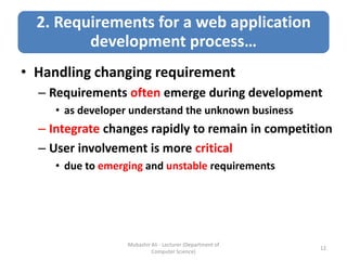 Lecture-2: Web development application development process model | PDF ...