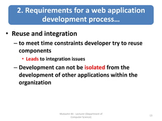 Lecture-2: Web development application development process model | PDF ...
