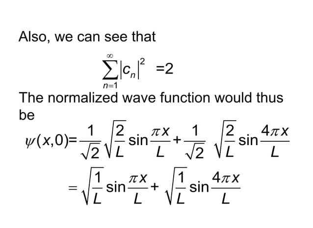 Schrodinger equation in quantum mechanics | PPT | Physics | Science