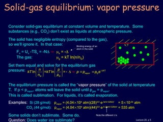 phase transition and entropy and other details | PPT