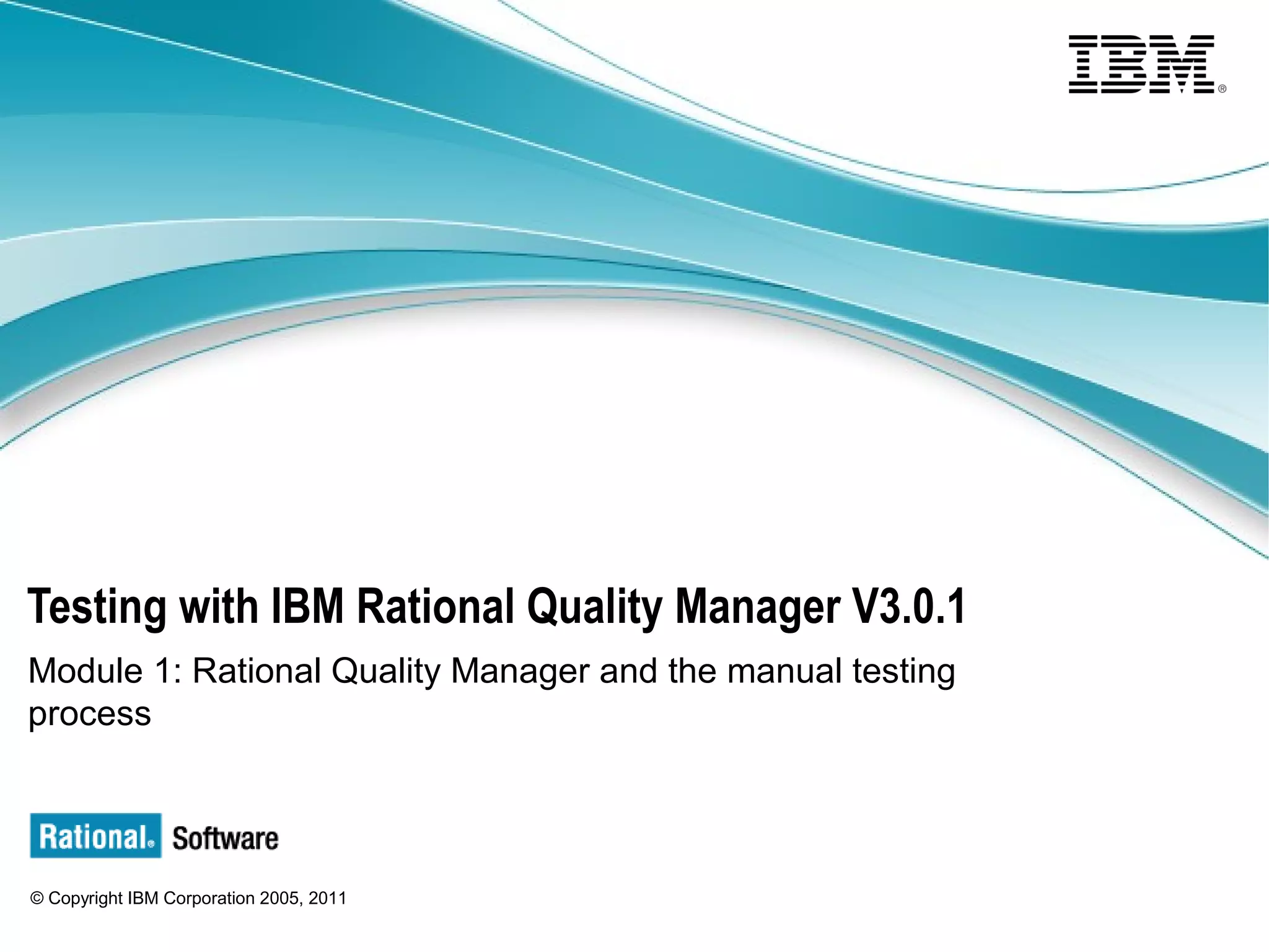 Rational Quality Manager | PPT