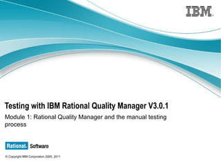 Rational Quality Manager | PPT