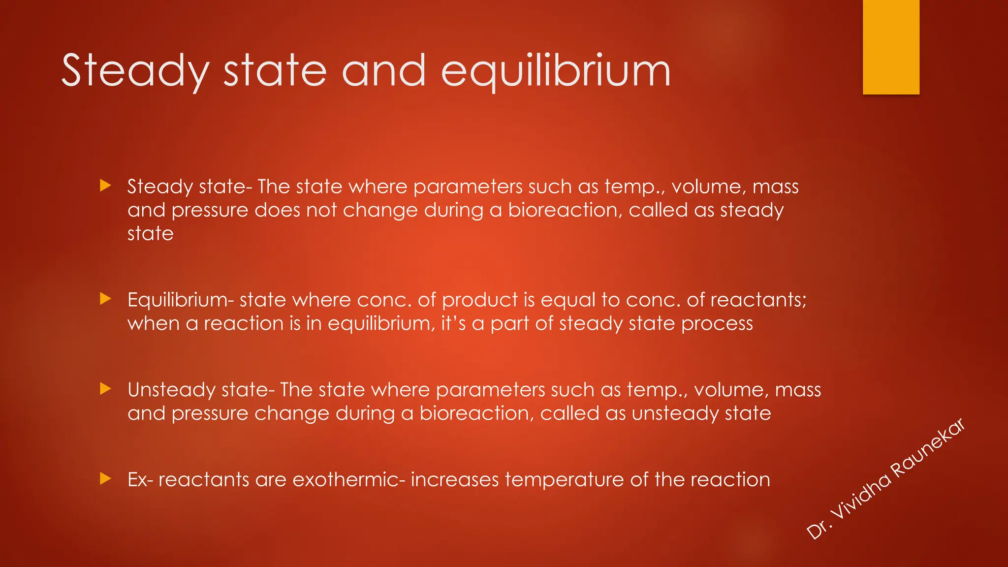 Steady state and mass balance in bioprocess engineering. | PPTX