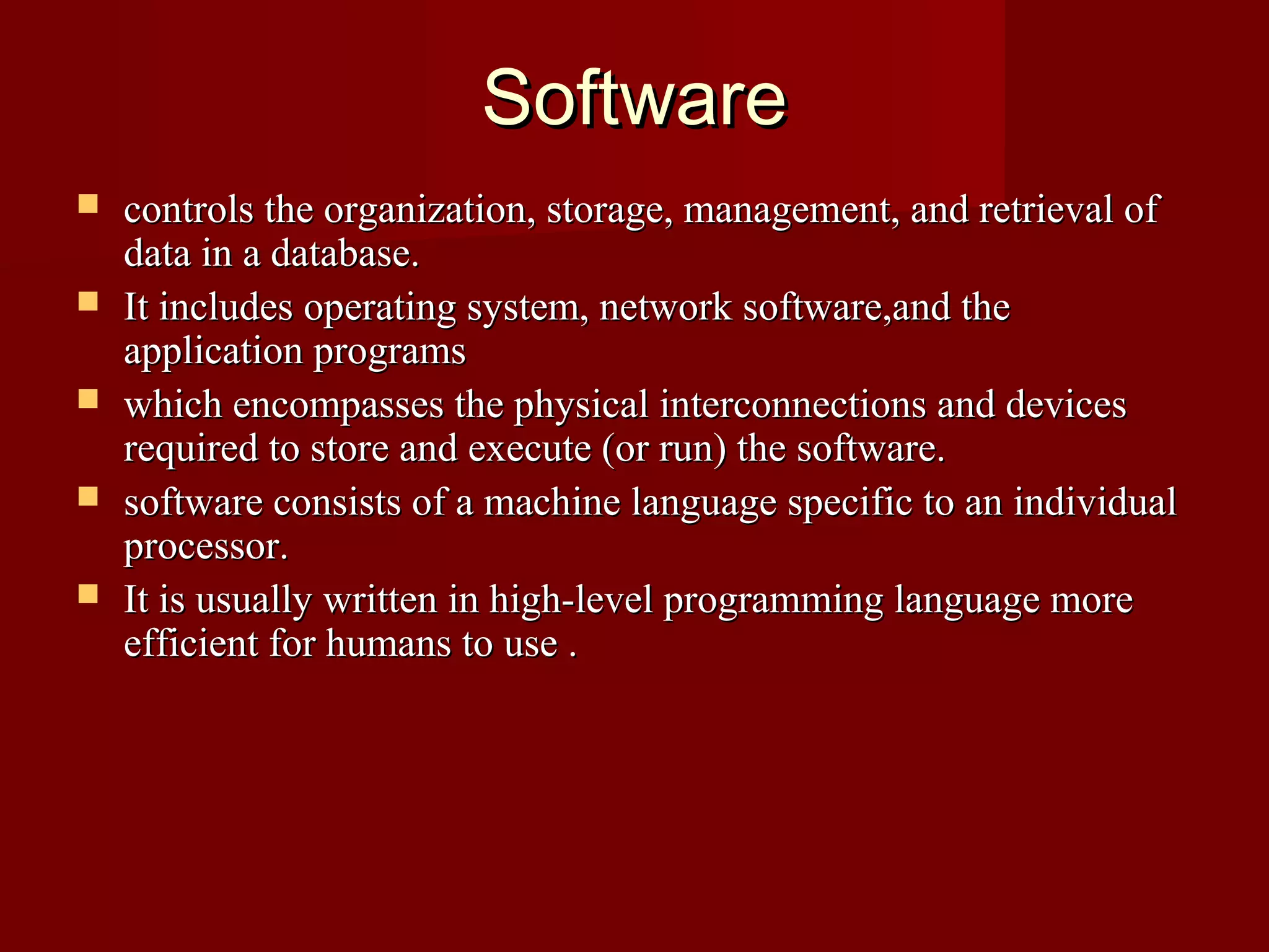 Lect 21 components_of_database_management_system | PPT