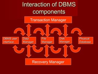 Lect 21 components_of_database_management_system | PPT